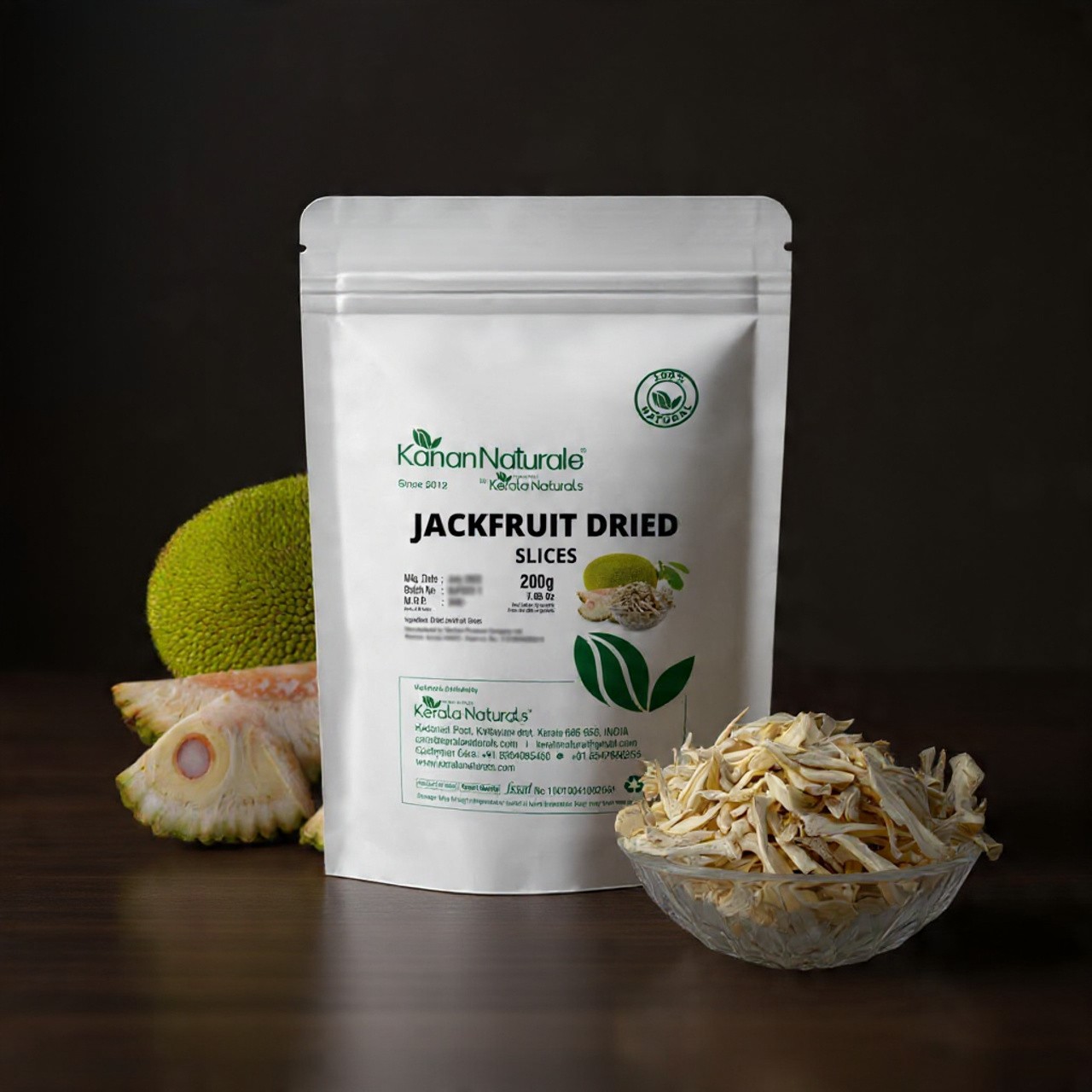 Kerala Naturals Sun-Dried Jackfruit Slices from Kerala