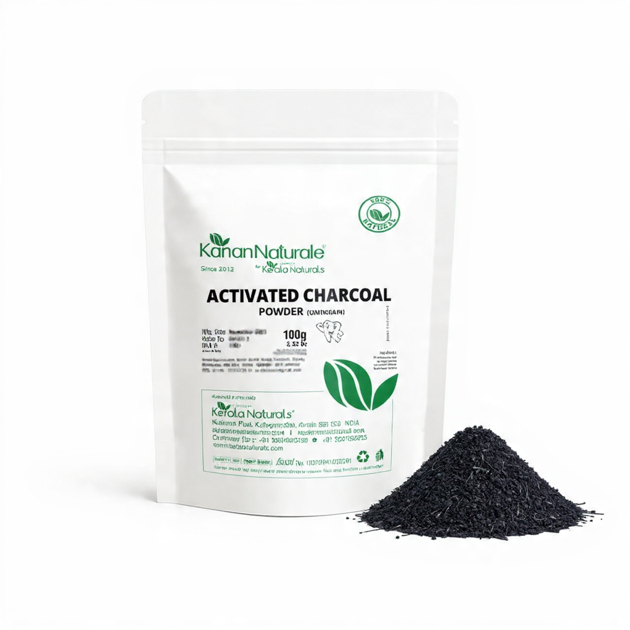 Kerala Naturals Activated Charcoal Tooth Powder – Ayurvedic Care