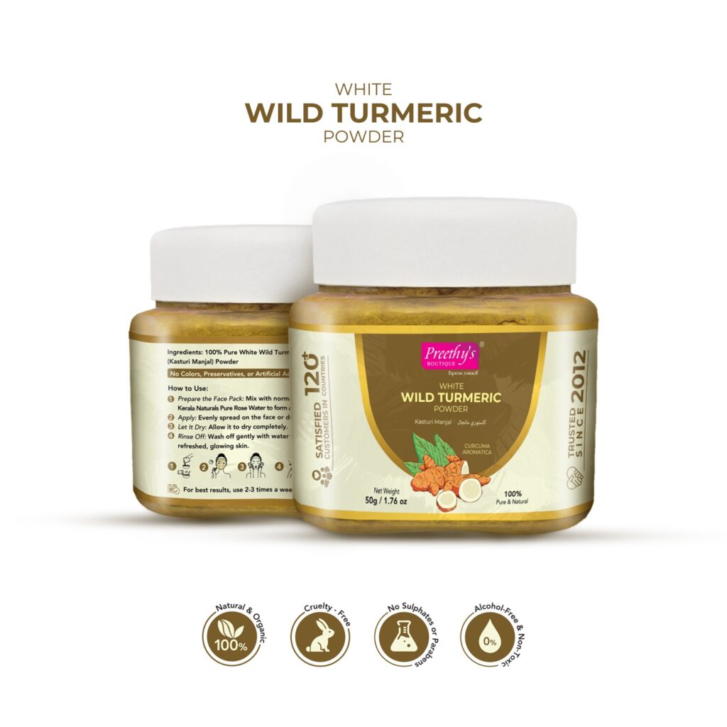Buy 100% Original Kasturi Manjal (Musk Turmeric Powder) - Kerala Naturals